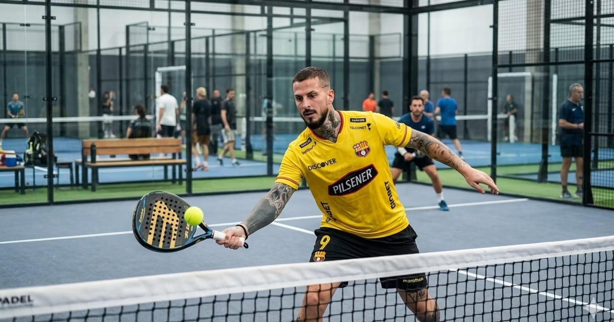 Darío Benedetto se recuperó de la lesión y apareció jugando pádel en ...