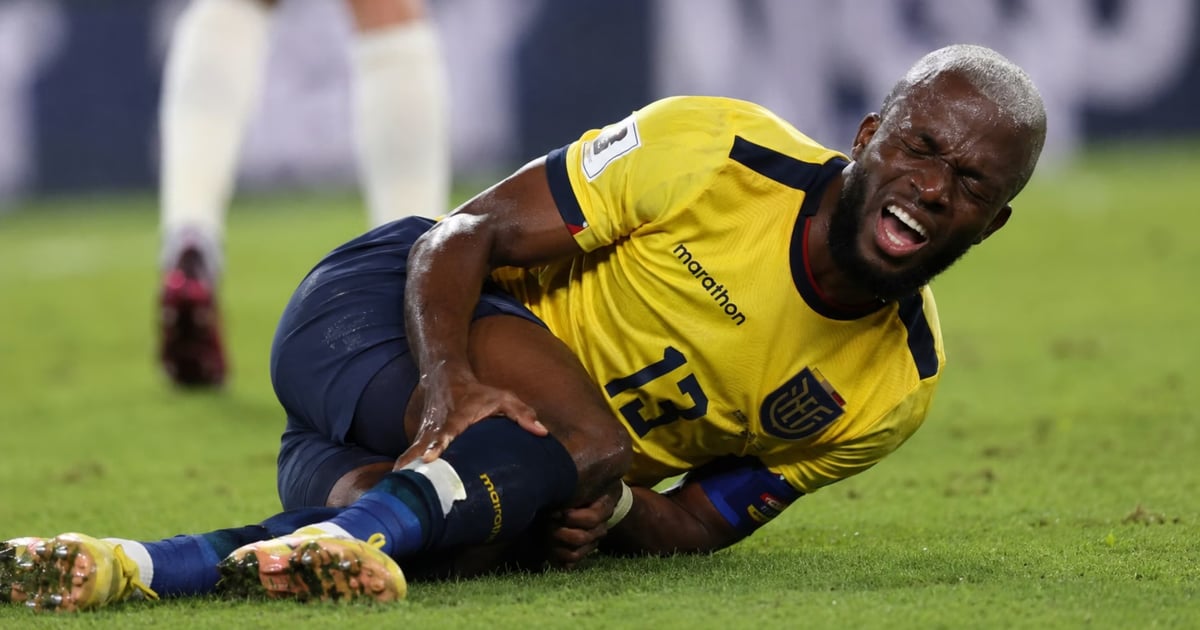 Enner Valencia tiene una dolencia en el tobillo que preocupa de cara al ...