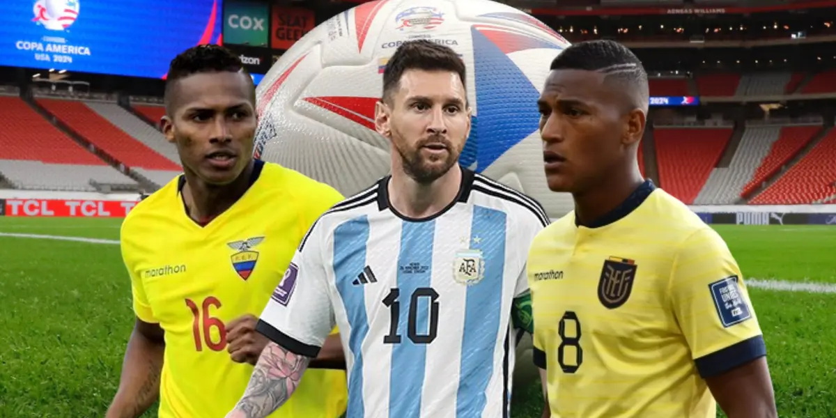 Carlos Gruezo en su momento cambió la camiseta con Messi, en un partido ...