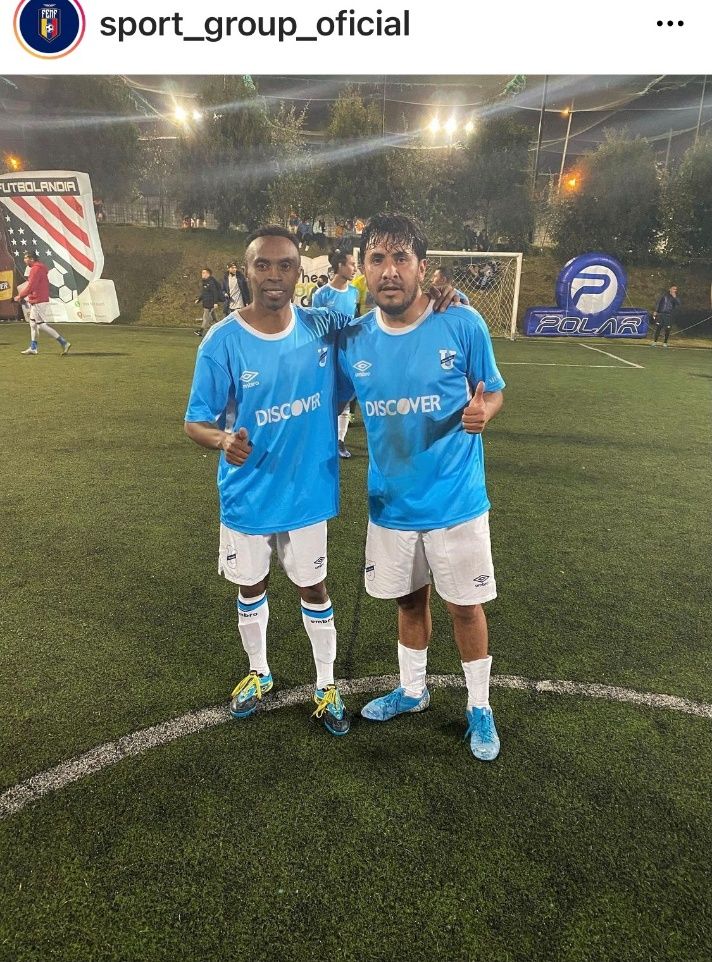 Con 41 años Christian Lara volvió a pisar una cancha y mira cómo le fue