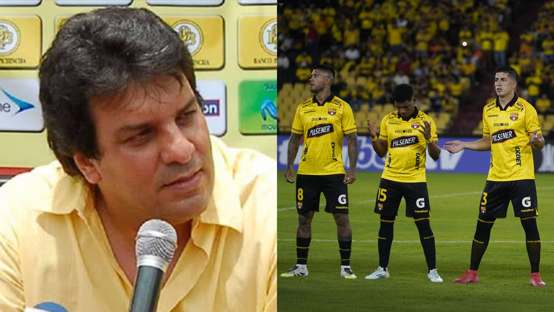 El jugador pecho frío en Barcelona SC luego de perder contra Argentinos ...