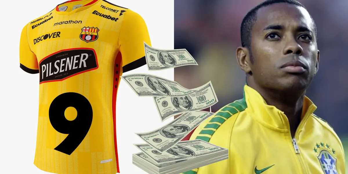 El 9 que sueña con brillar en Barcelona SC, jugó con Robinho pero vale ...