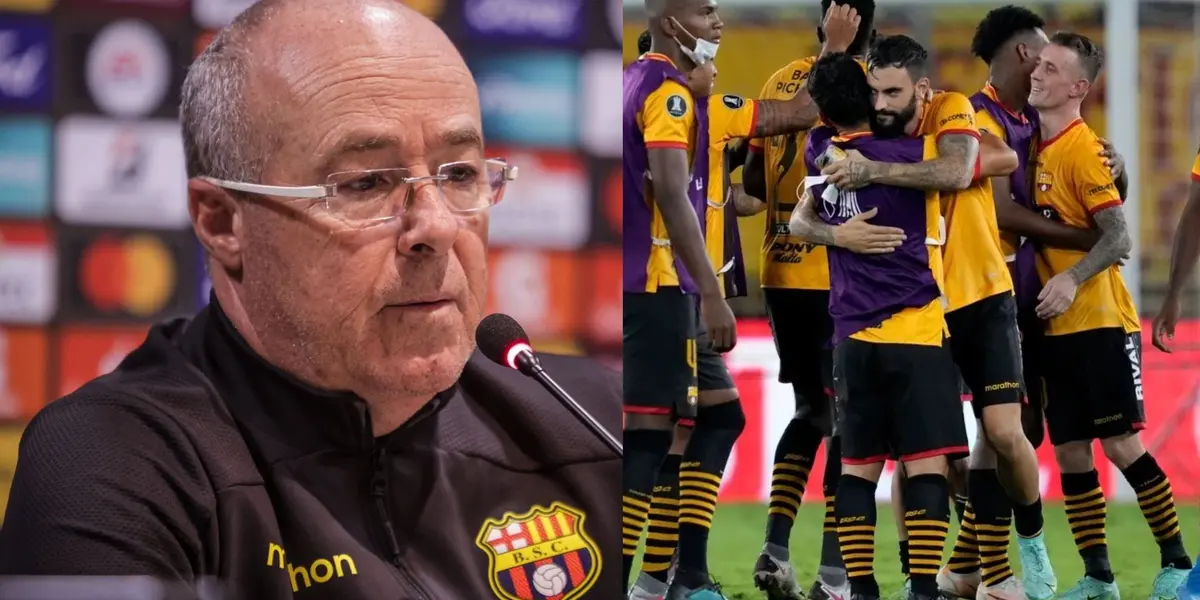 Justo antes del partido con Delfín, Célico le bajó el pulgar a un ...