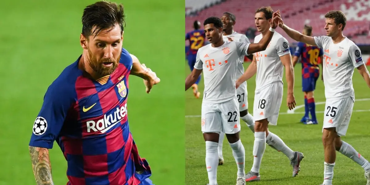 La imagen que demuestra porque Lionel Messi es pecho frío en la goleada ...