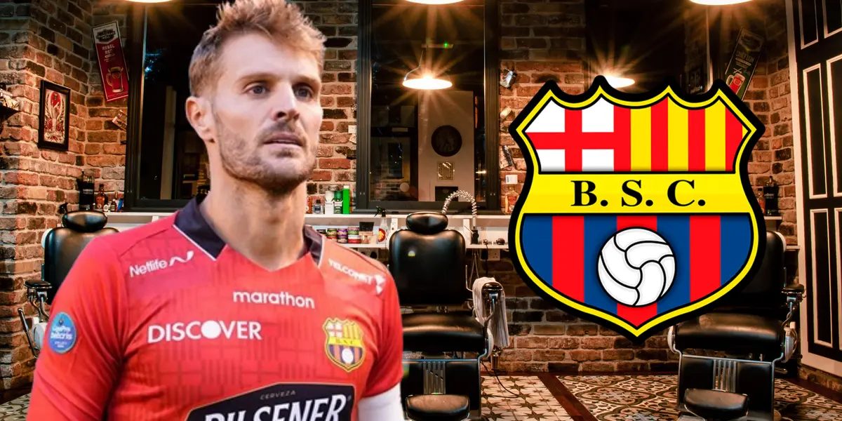 Rompió un récord en Barcelona SC y ahora tiene 3 barberías