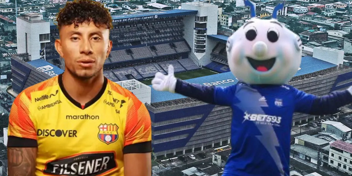 La mascota de Emelec habría hecho el gesto de que estaba gordo Joao ...