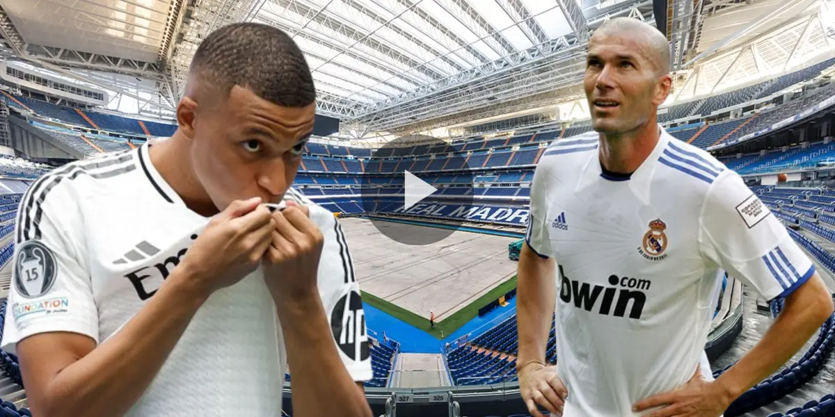 Kylian Mbappé y Zinedine Zidane ya coincidieron hace 13 años en el Real ...