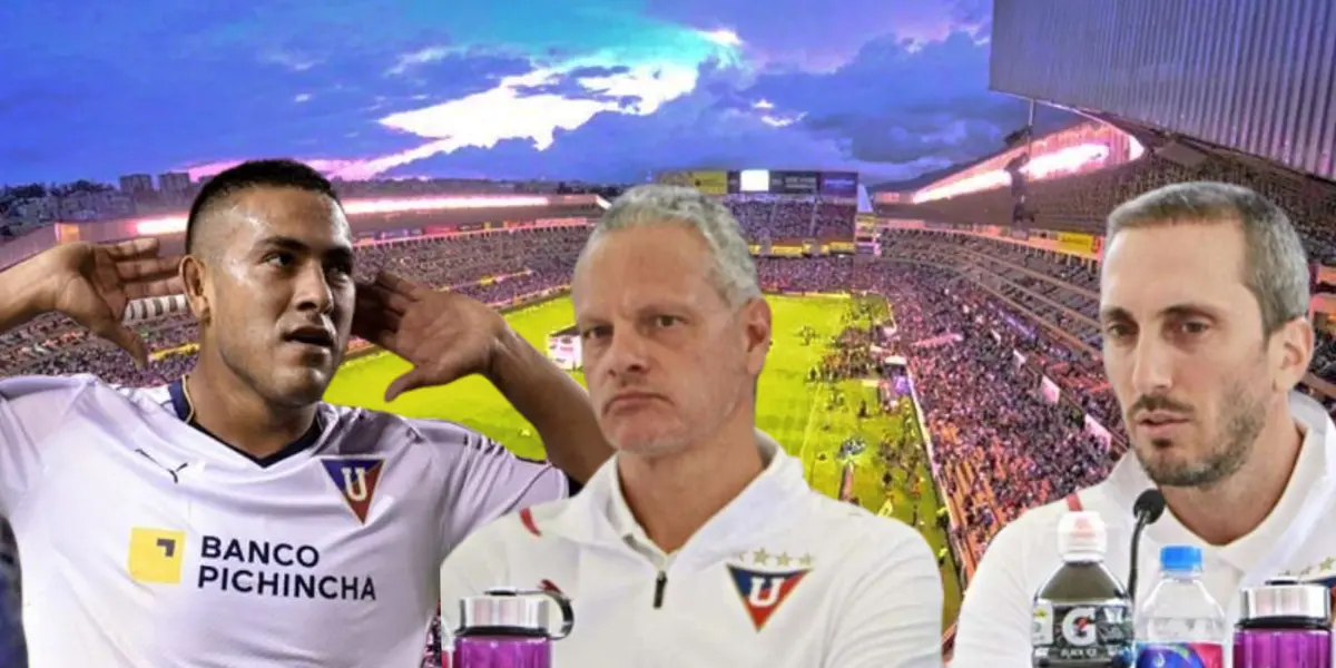 Andres Chicaiza y la fuerte declaración en contra de la dirigencia de LDU