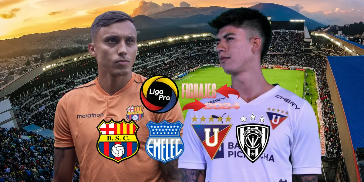 Mathías Suárez, Franklin Guerra, Andrés Ricaurte, Andrés Zanini y ...