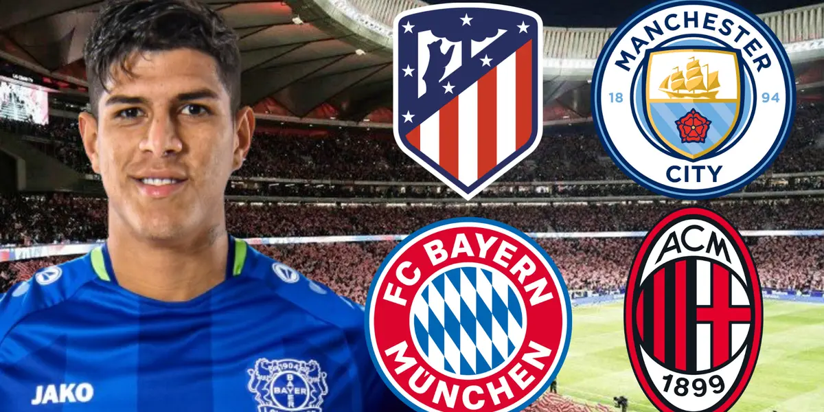 Atlético de Madrid, Tottenham, AC Milan, Liverpool y Arsenal se han interesado en Piero Hincapié