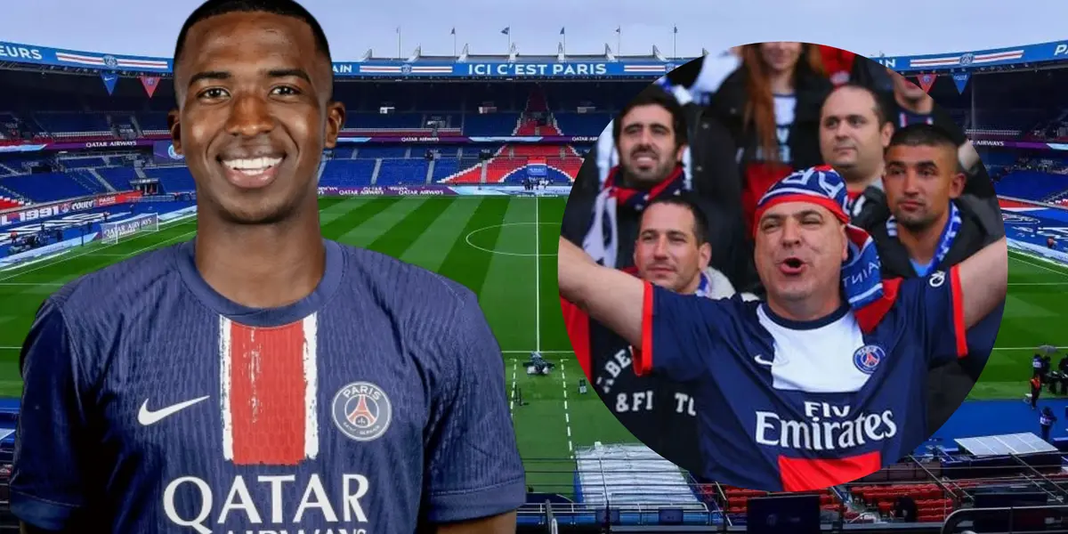 Los hinchas del PSG se rindieron ante el nivel de Willian Pacho