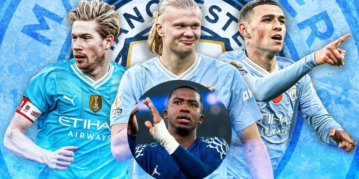 La estrella del Manchester City que apoyó al PSG de Willian Pacho en ...